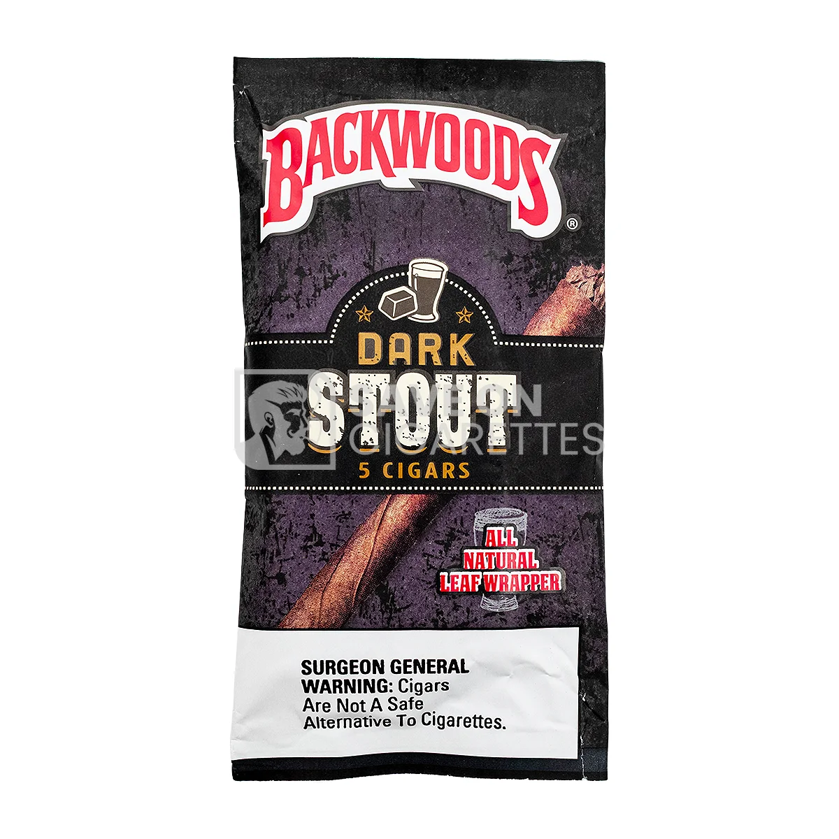 Buy Backwoods Cigars - Dark Stout Online - Save On Cigarettes